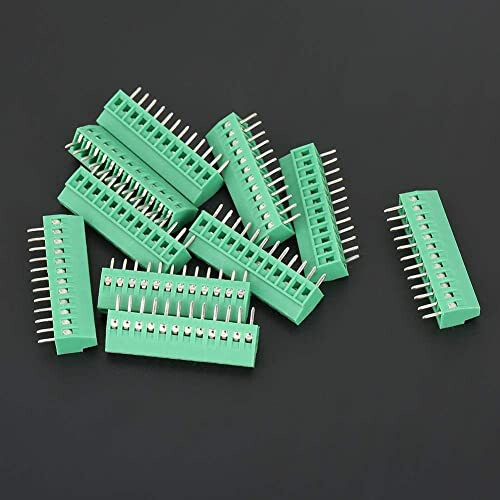 10pcs/set 12 Pin 2.54mm Pitch PCB Screw Terminal Block Connector Stable ...