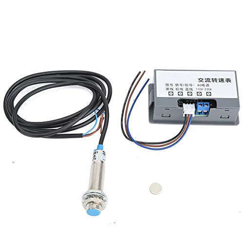 Meter Tachometer, 4 Digital LED Display Tachometer AC 110V-230V Digital ...