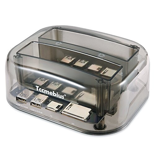 Hard Drive Docking Station, Tccmebius TCC-S865-UK USB 3.0 to SATA IDE Dual Slots External ...