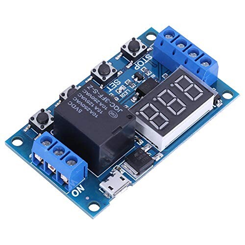 Timer Switch Module DC 6V~30V Trigger Delay On/Off Cycle Timer Relay ...