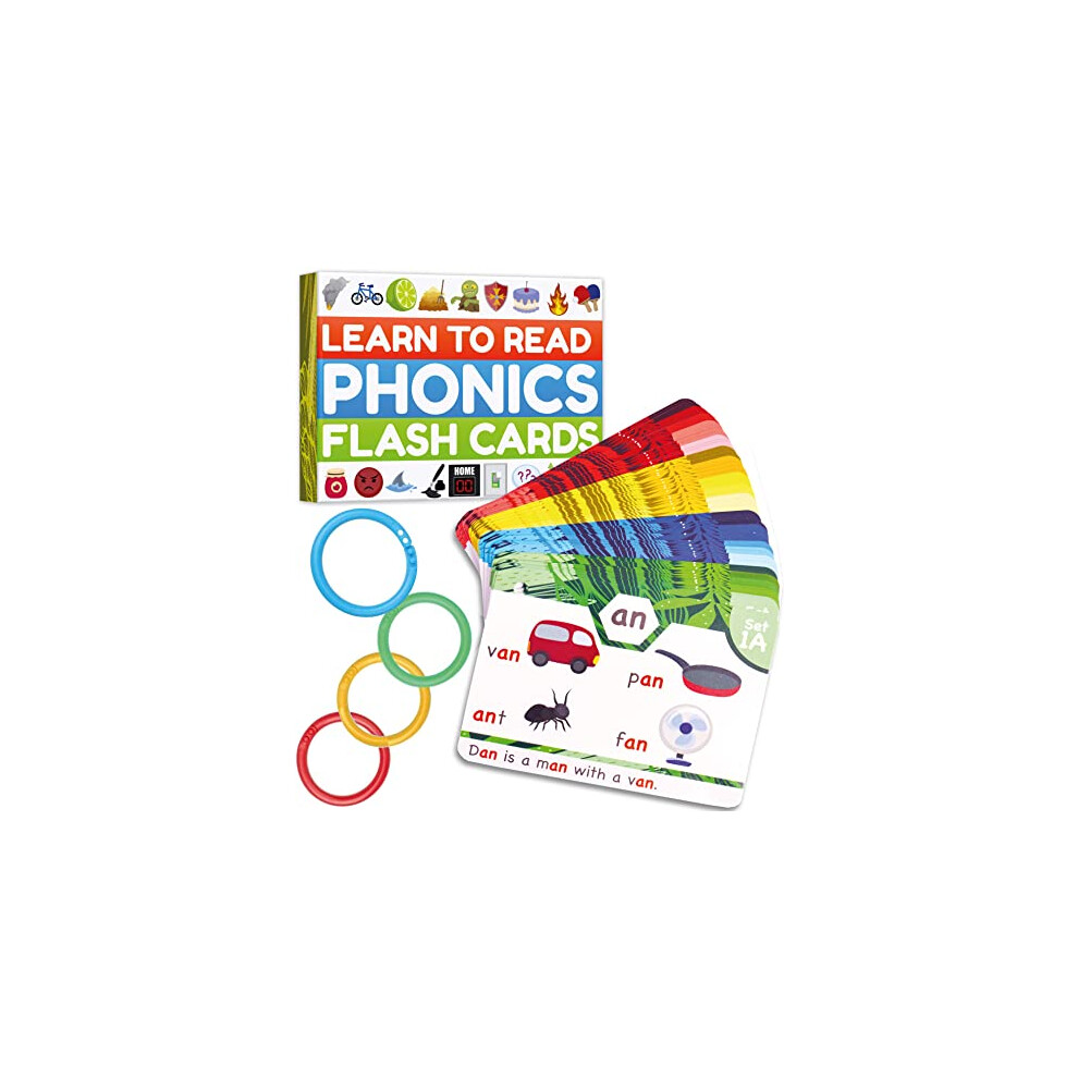Phonics Flash Cards - Learn to Read in 20 Stages - Digraphs CVC Blends ...