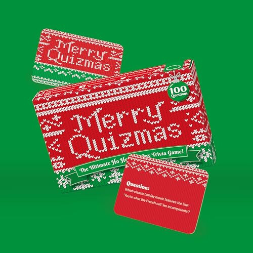 Merry Quizmas - A Ho-Ho-Holly Jolly Holiday Trivia Game - Sleigh This ...