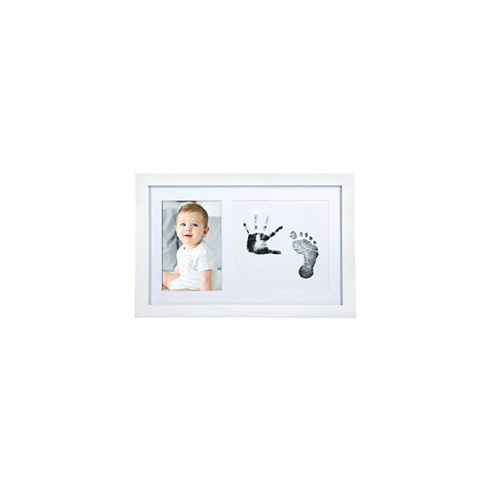 Baby Handprint & Footprint Frame, Gender-Neutral Baby Prints Frame ...