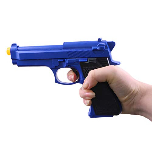 Toyland 28cm Blue Toy Pistol With Light + Sound - Police Roleplay ...