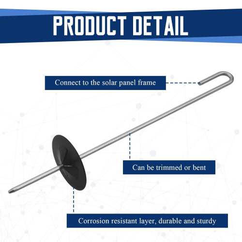 100 Packs Solar Panel Guard Clips Animal Guard Roll Kit Animal Guard ...