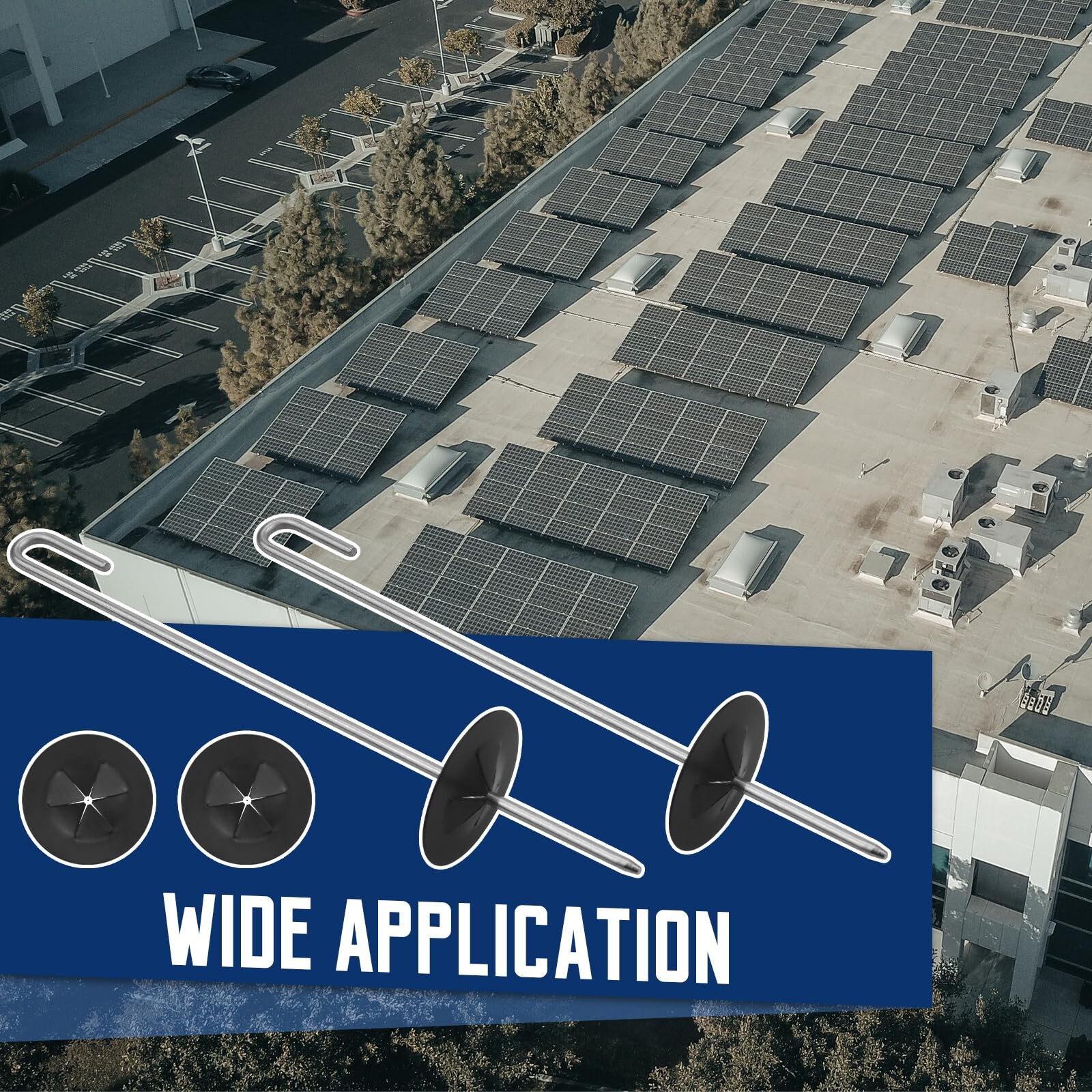 100 Packs Solar Panel Guard Clips Animal Guard Roll Kit Animal Guard ...