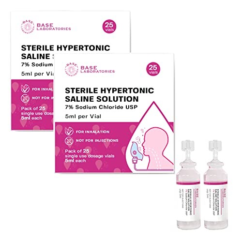 7% Hypertonic Saline Solution for Nebulisers | Sterile 7% Saline ...