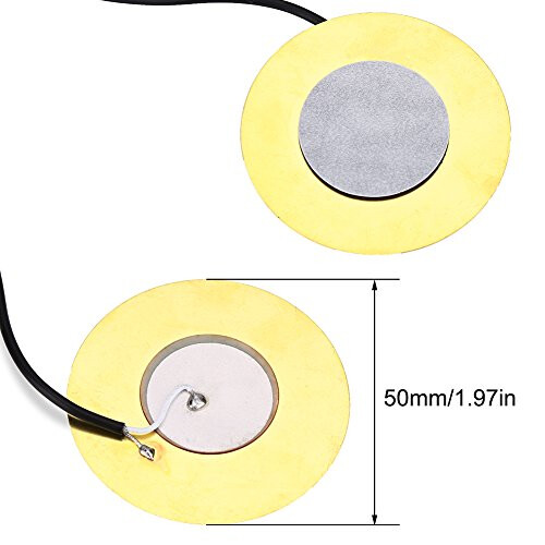 Yanmeer 50mm Micro Piezo Sensitive Transducer Sensors Pickup Voice ...
