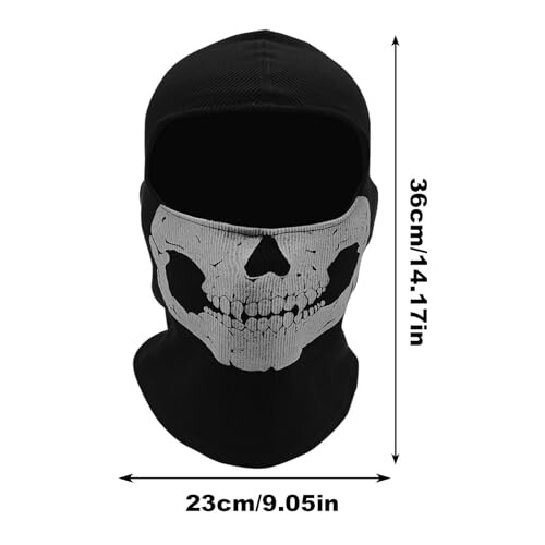 Call of Duty Ghosts Mask,Ski Mask,Full Face Cover Knitted Windproof ...