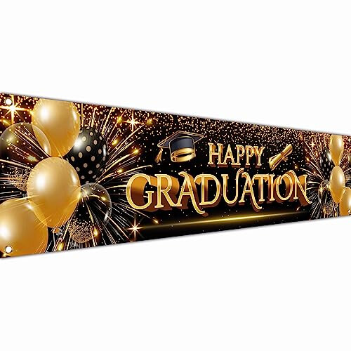 Graduation Banner - Graduation Decorations for Prom - Congratulations ...