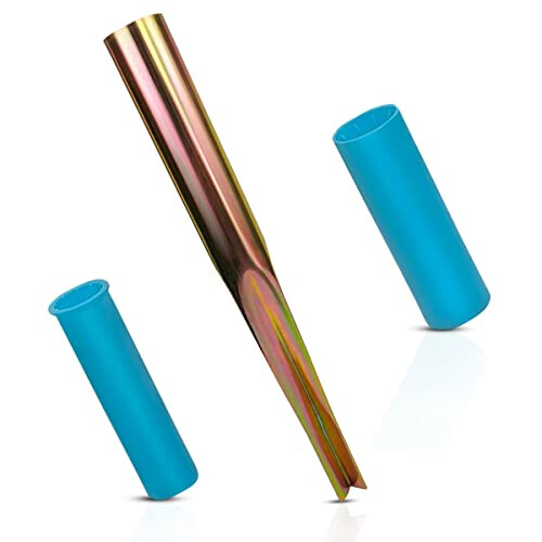 Rotary Washing Line Spike with 2 Plastic Adaptors to Fit 32, 35, 38, 40 ...