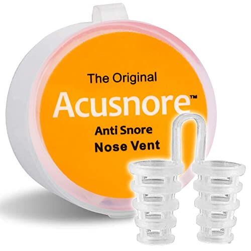 The Original Acusnore Anti Snore Nose Vent- World's First Basket Spiral ...