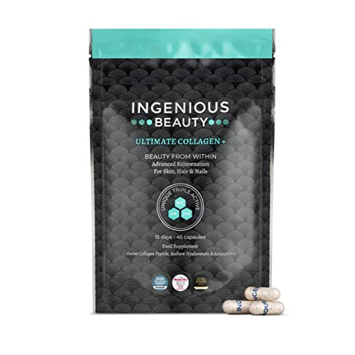 Beauty Ultimate Collagen Supplements 15 Day Supply Marine Collagen with ...