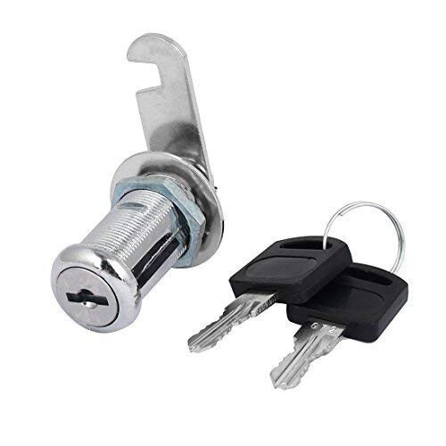 Drawer Cabinet Locking 19mm x 30mm Thread Security Cylinder Cam Lock w ...