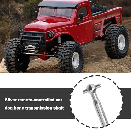 2PCS RC Car Metal Rear Dog Bone Accessory Spare Parts Compatible with ...