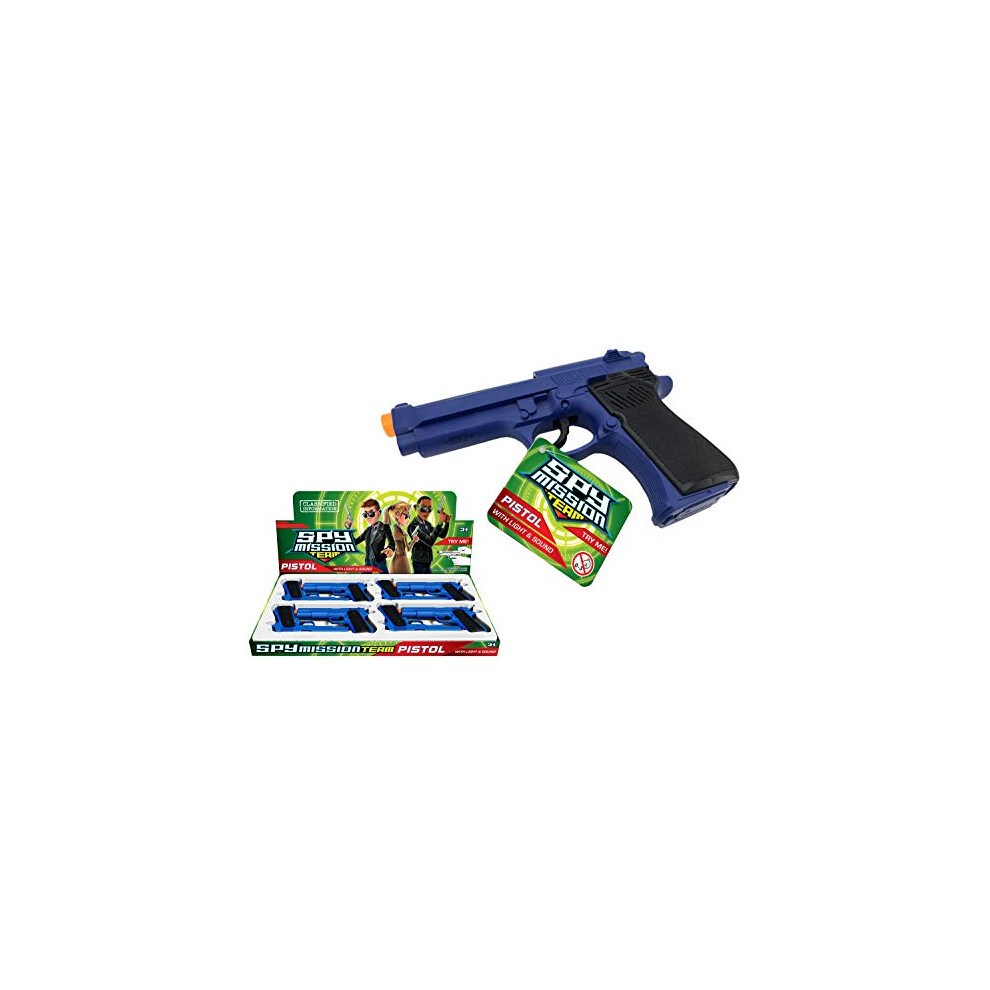 Spy Mission Pistol With Light And Sound Blue [Colour May Vary] on OnBuy