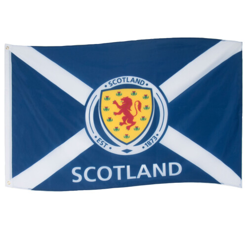 Scotland Flag Crest 5x3ft Saltire St.Andrew's OFFICIAL Football Gift on ...