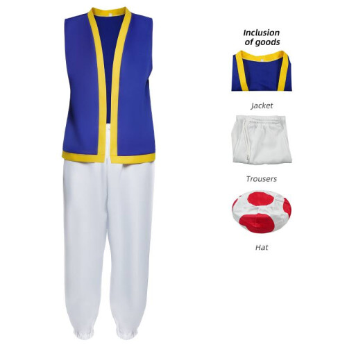 (140) Cosplay Super Mario Bros Toad Cosplay Set Fashion Simple ...