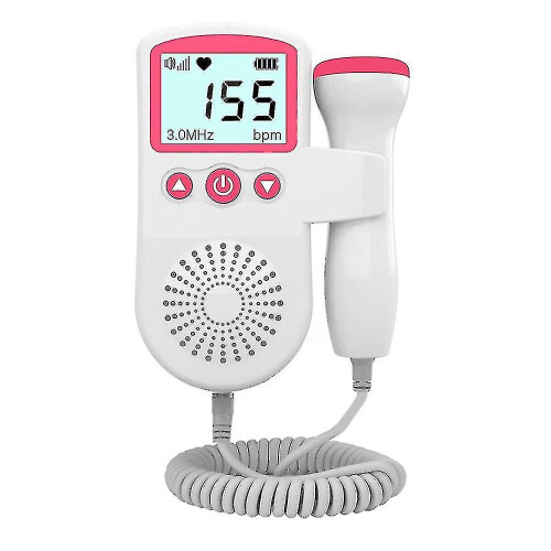 Ultrasonic Fetal Doppler Detect Baby Heartbeat Rate Probe Prenatal ...