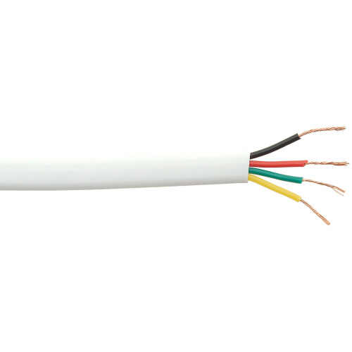 Mercury 804.856UK 4-way Flat Profile Comms white Cable 100m on OnBuy