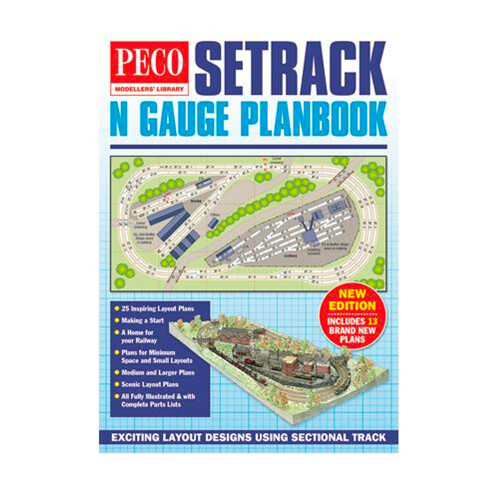 PECO Setrack N Gauge Planbook Model Railway Layouts IN-1 on OnBuy
