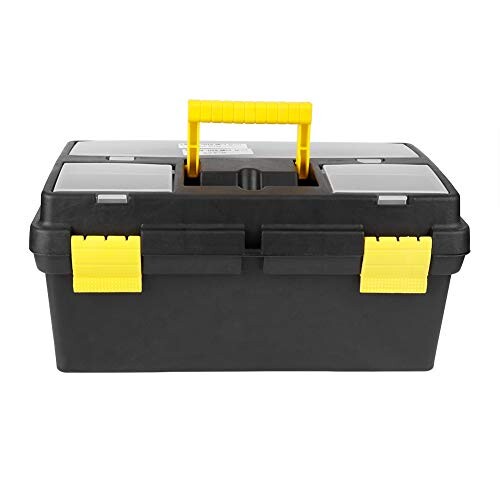 Tool Box, Plastic Lockable Toolbox for Tool Large Capacity Plastic Tool ...