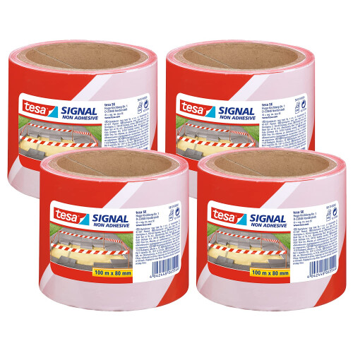 tesa Signal Barrier Tape - Warning Tape for Barrier, Marking and ...