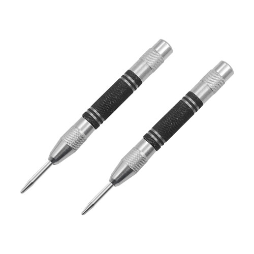 Brand 2-Pack Heavy Duty Automatic Center Punch - Adjustable One-Handed ...