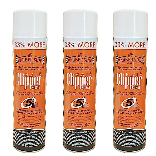 ican Barber side London Hair Clipper Spray 5 In One Formula Cools ...