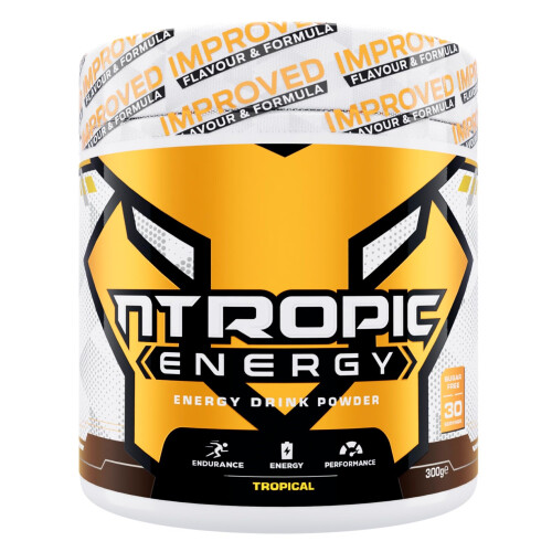 Premium Energy Drink Powder - Tropical | Formulated for Gaming, Gym ...
