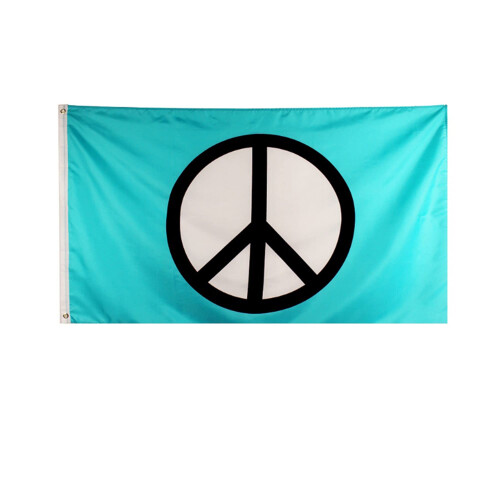 Peace Flag 3x5ft Peace Symbol Flag 90cmx150cm Polyester with Two ...