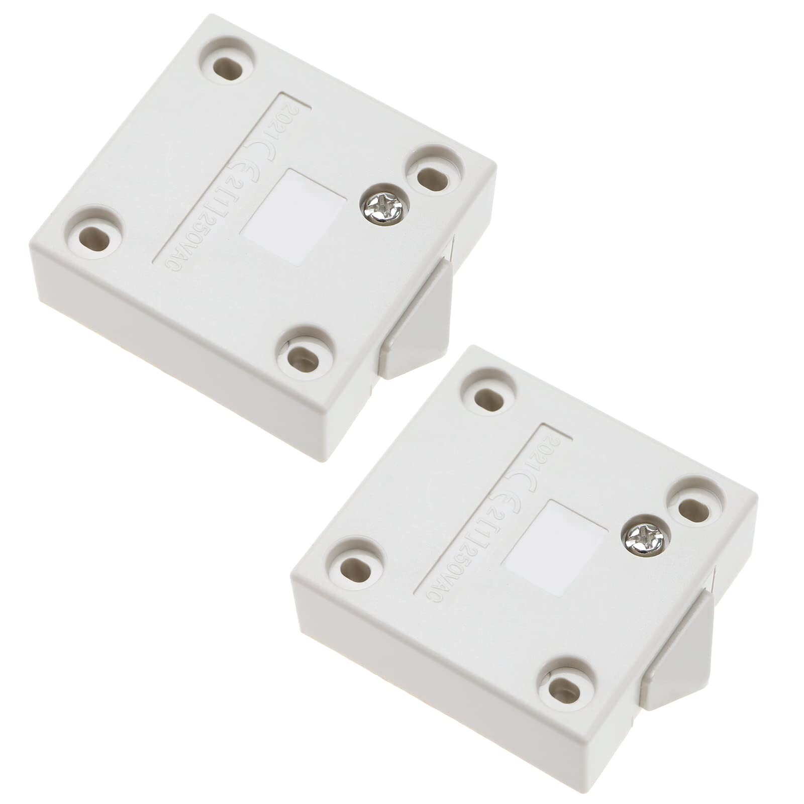 2PCS Cabinet Light Switches Normally Closed Wardrobe Touch Switch Push ...