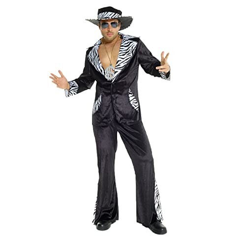 Pimp Costume Men, Pimp Outfit Fancy Dress, Mens Pimp Costume, Stag Do ...