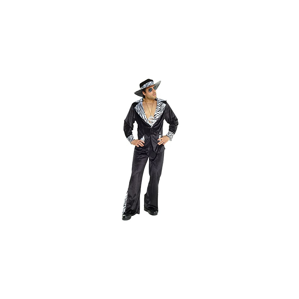 Pimp Costume Men, Pimp Outfit Fancy Dress, Mens Pimp Costume, Stag Do ...