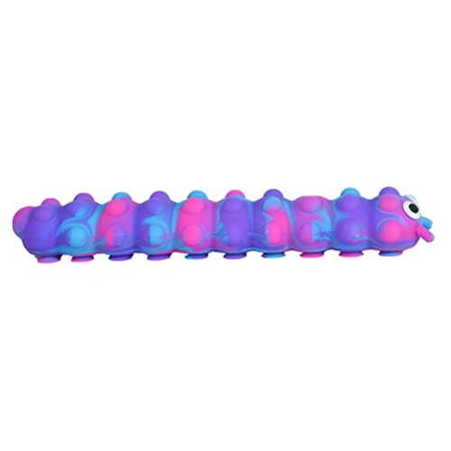 Fidget Stretch Toy, Caterpillar Silicone Sensory Toy, Push Bubble ...