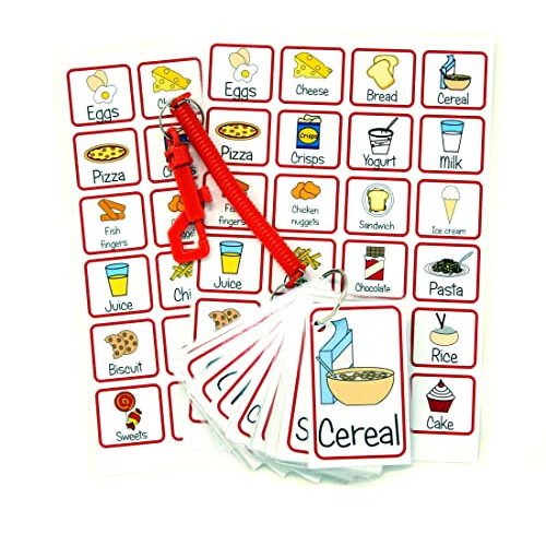 Food and Drink Picture Communication Flash Cards for Non Verbal ...