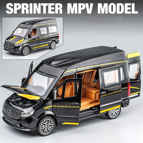 1:24 Alloy Bus BenzS Sprinter MPV Van Alloy Toy Car Diecast MPV Model ...
