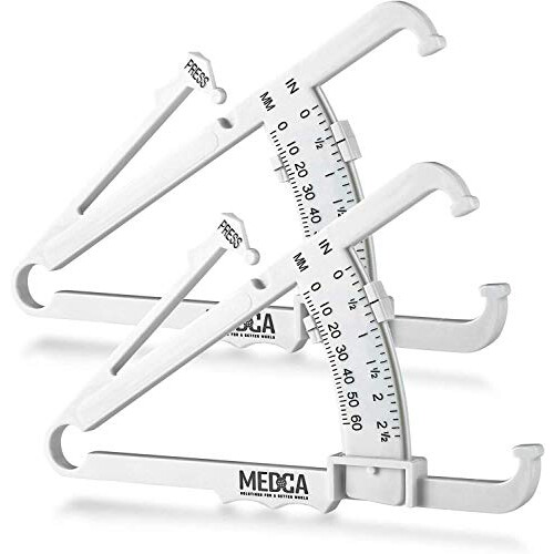 Skinfold Body Fat Caliper - Skin Fold Body Fat Analyzer and Handheld ...