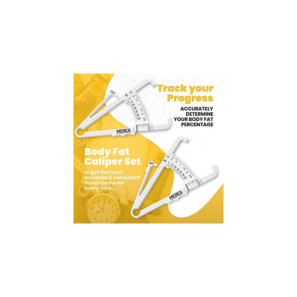 Skinfold Body Fat Caliper - Skin Fold Body Fat Analyzer and Handheld ...