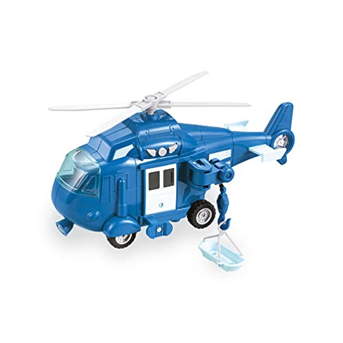 51184 Motors Friction Pull Back Clutch Helicopter for Kids, Assorted ...
