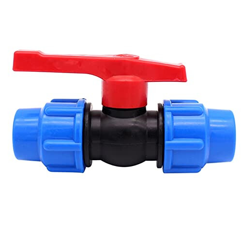 Ball Valve Connector, 32mm MDPE Irrigation Pipe Fittings Valve, Plastic ...
