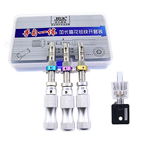 Tubular Lock Pick Set Tubular Key Pick Lockpicking Training Tools ...