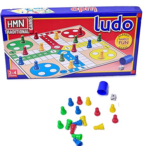 Ludo Game, Traditional Ludo Board Game, Folding Ludo Game Set ...