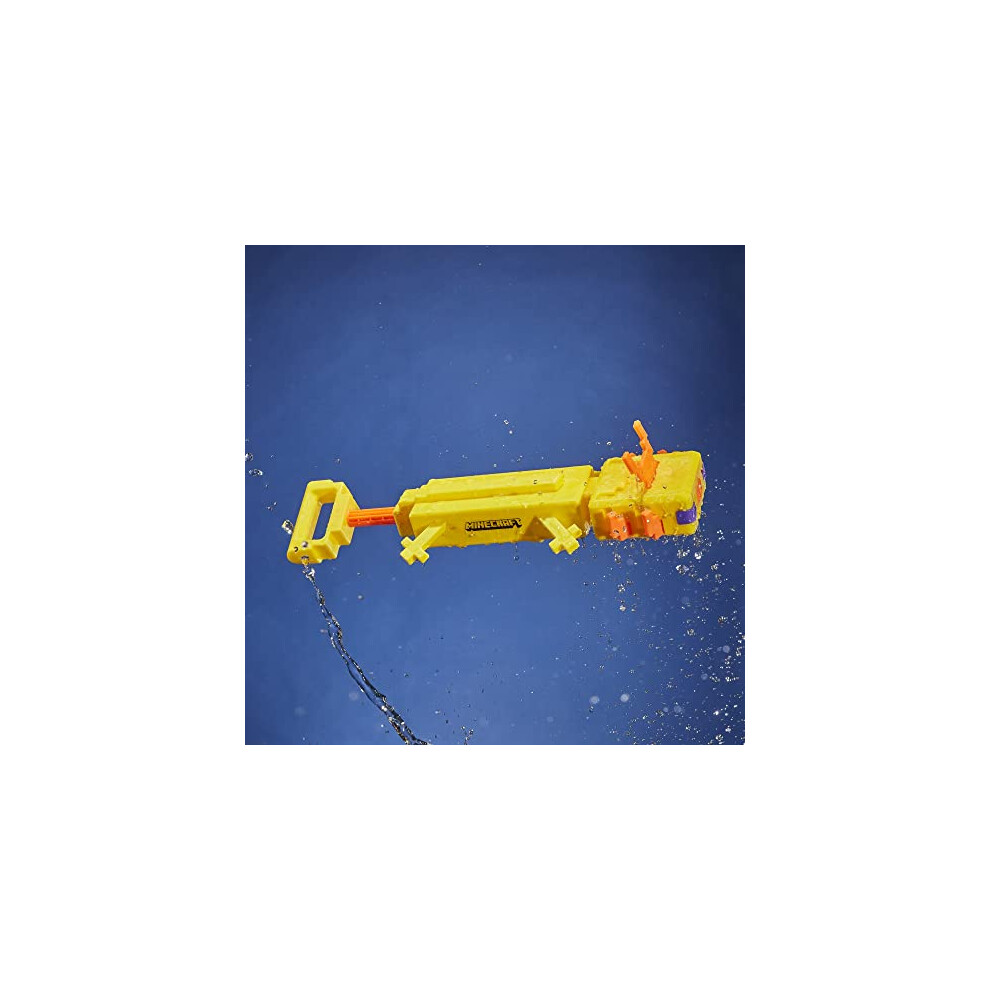 Nerf Super Soaker Minecraft Axolotl Water Blaster, Minecraft Axolotl ...