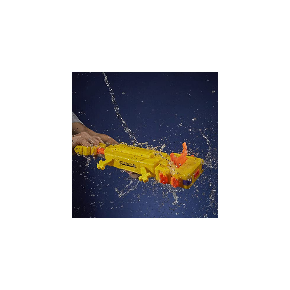 Nerf Super Soaker Minecraft Axolotl Water Blaster, Minecraft Axolotl ...