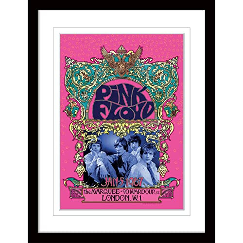 Pink Floyd Poster Framed Print Concert Poster Collector's Edition ('67 ...