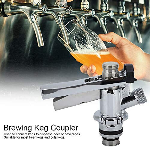 Keg Coupler,G5/8 U Type Stainless Steel Beer Keg Coupler Dispenser ...