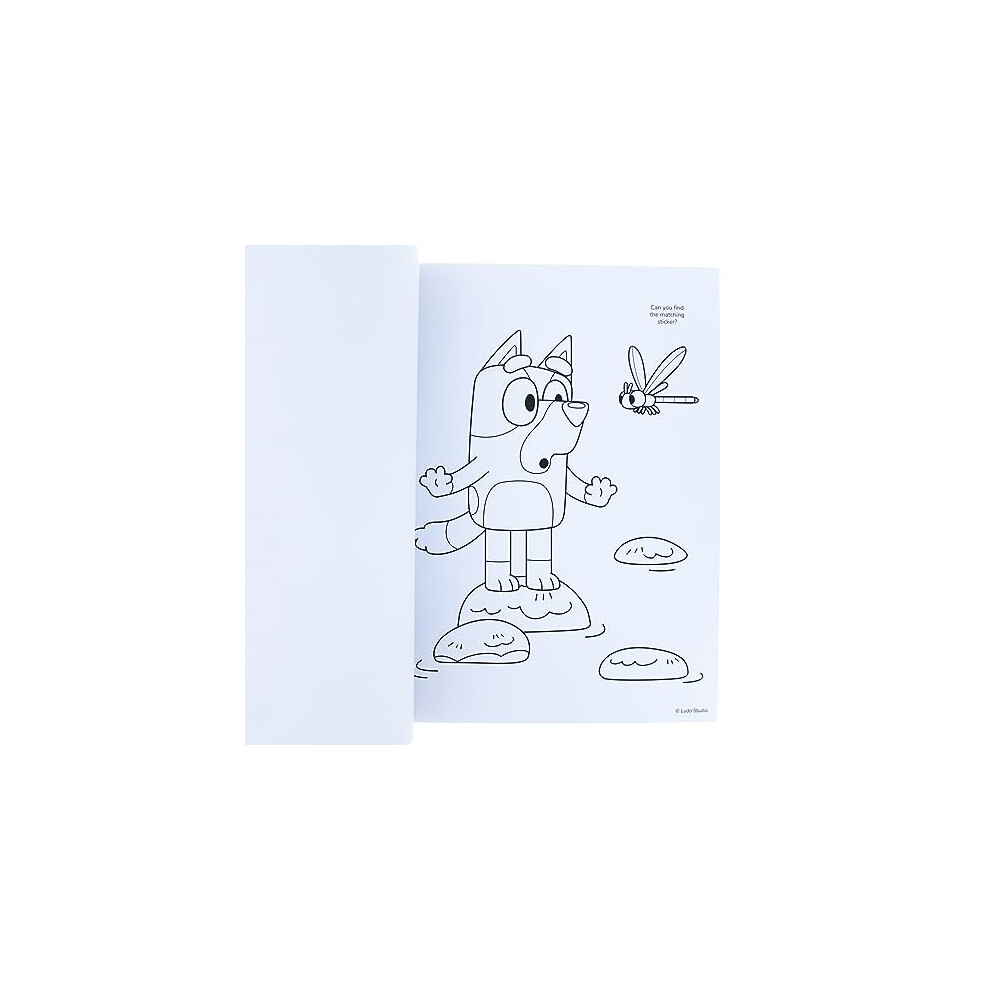 Bluey A4 Colouring Pad with Stickers | Bluey Poster Set | Bluey ...