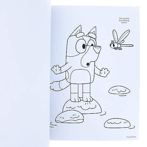 Bluey A4 Colouring Pad with Stickers | Bluey Poster Set | Bluey ...