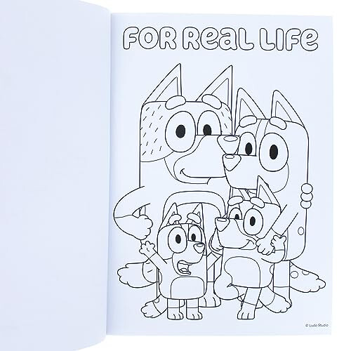 Bluey A4 Colouring Pad with Stickers | Bluey Poster Set | Bluey ...